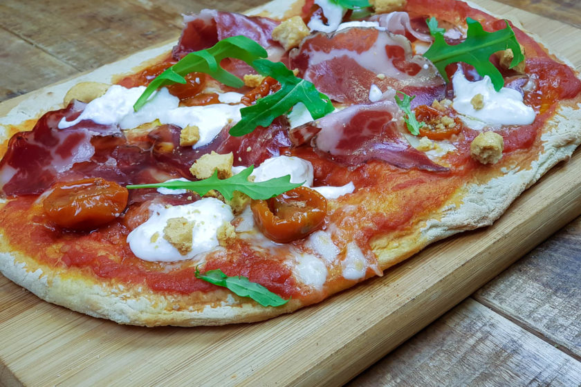 Pinsa/ Pizza Genovese | Gastronomía Italiana